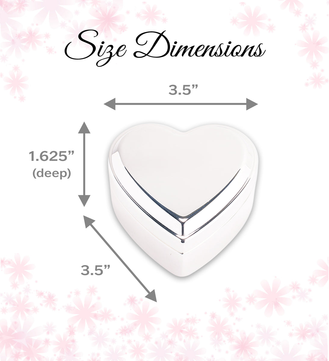 Custom Engraved Silver Jewelry Box for Baptism, First Communion, Baby ...