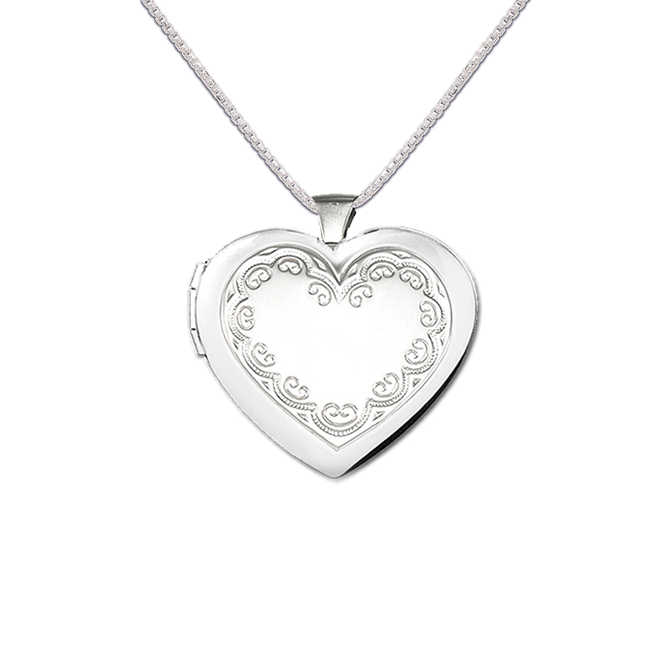 Children's Sterling Silver Heart Locket That Opens for Little Girls ...