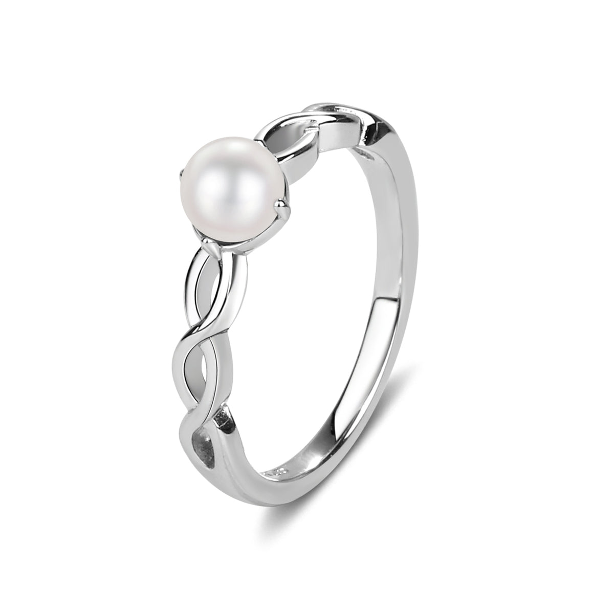 Sterling Silver Freshwater Pearl Baby Ring for Babies or Little Girls ...